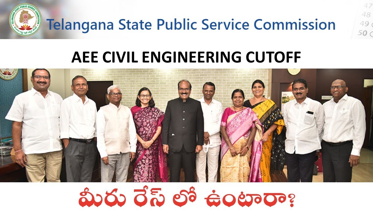 TSPSC AEE CIVIL ENGINEERING FINAL CUTOFF|GRL RELEASED|ALL THE BEST|DO ...