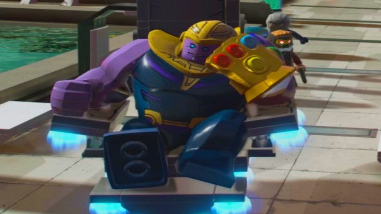 Thanos gets sleepy then falls off his throne (Funny Idle Animation ...