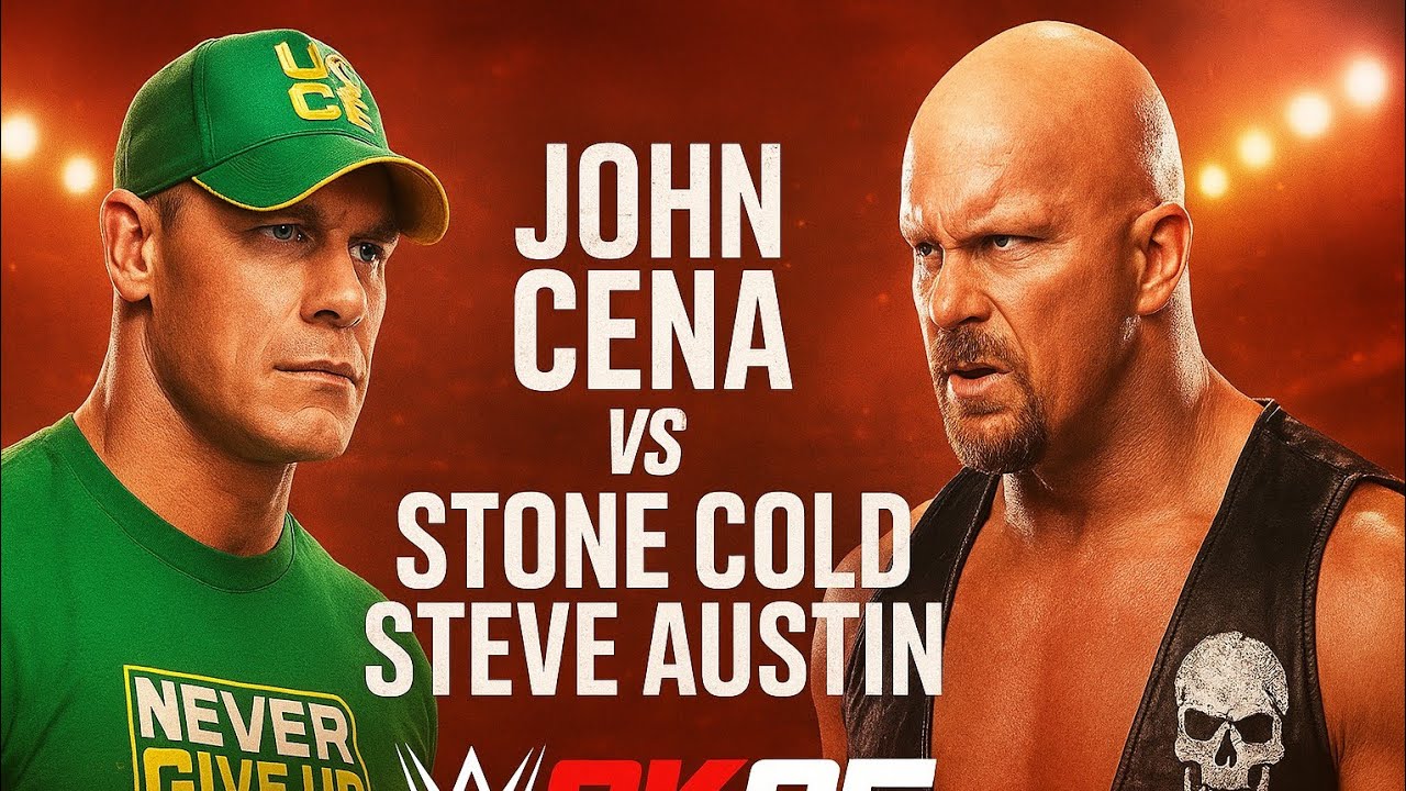 John Cena vs Stone Cold Steve Austin | WWE 2K25 Epic Cinematic Showdown ...