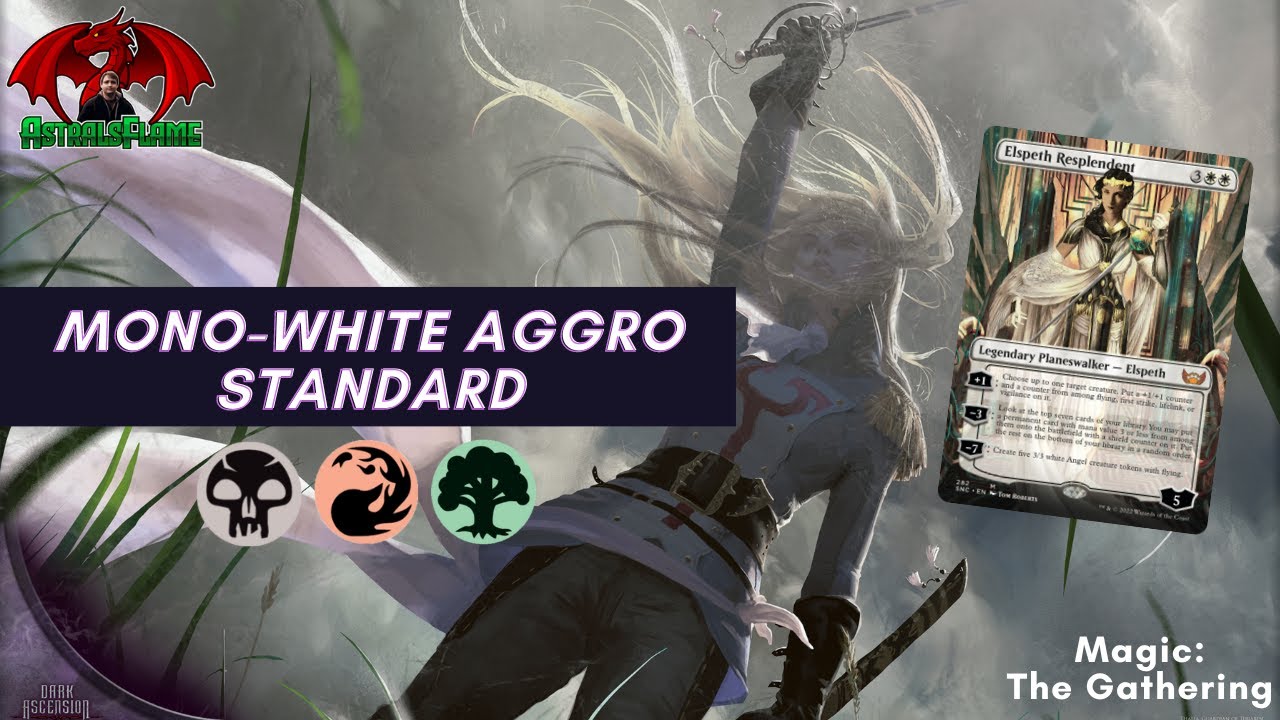⚪️ "Their dead by turn 3" Mono-White Aggro | MTG Arena | Standard ...
