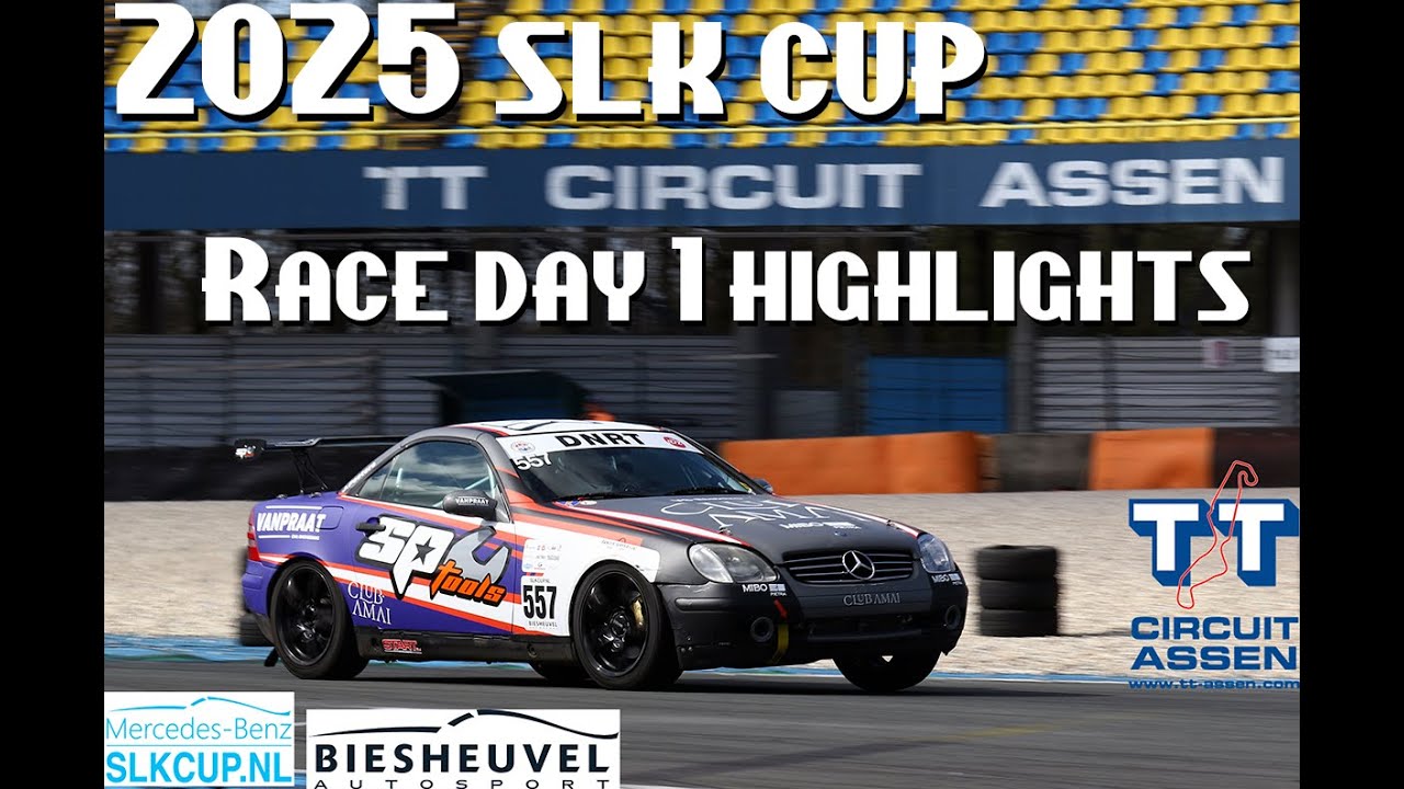 Mercedes-Benz SLK Cup 2025, TT circuit Assen onboard with Tim Voeten ...