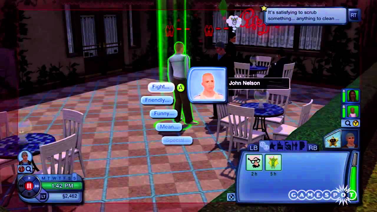 The Sims 3 Console Gameplay - Starting a Fight - YouTube