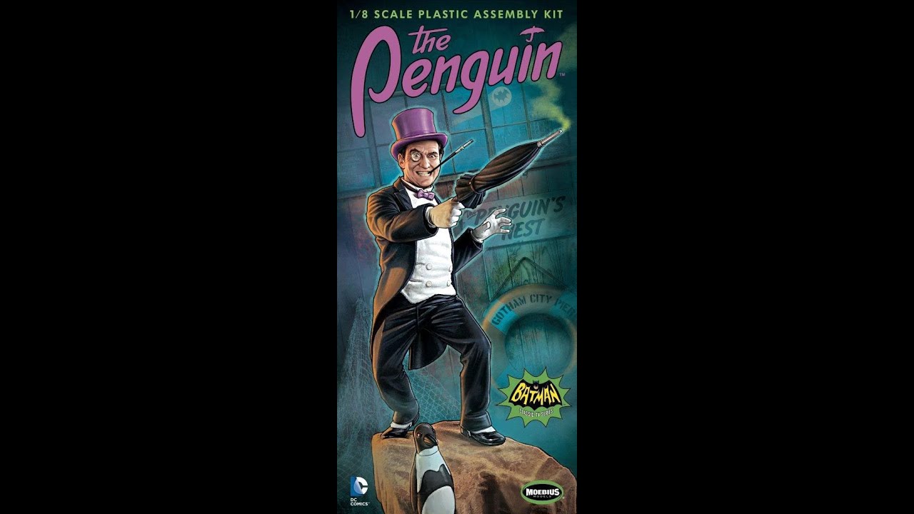 1/8 Moebius Models Batman Penguin model kit review - YouTube