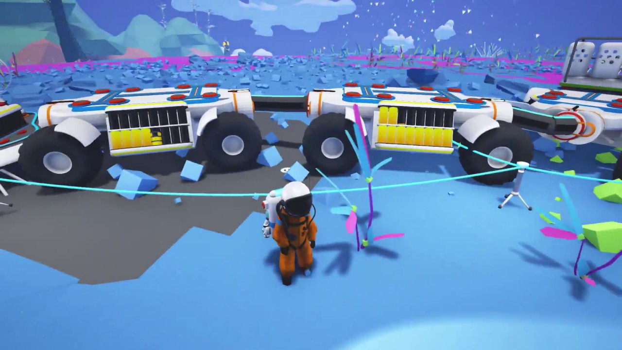 Astroneer: Building a Truck-Train - YouTube