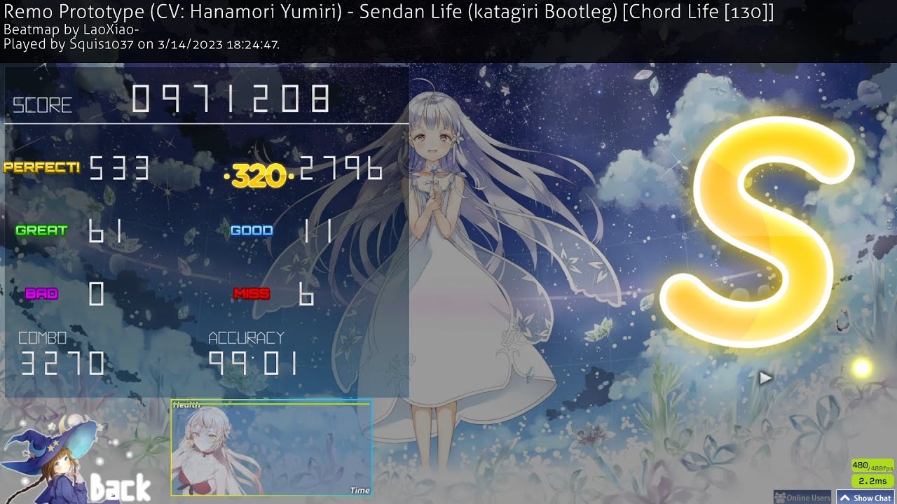 [osu!mania 4K] Remo Prototype - Sendan Life [130] (LaoXiao-) 99.01% ...