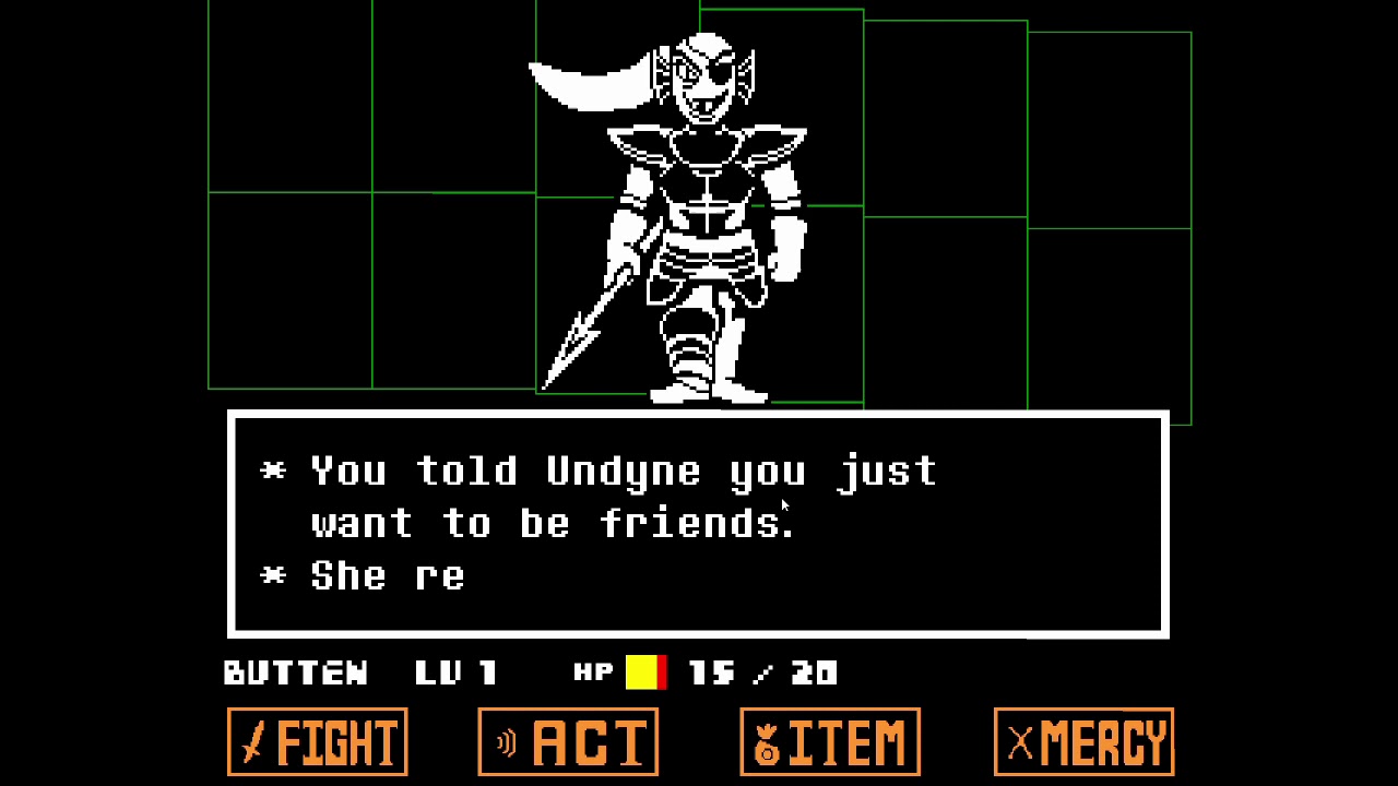 Undertale | fighting Undying & Mettaton showing mercy - YouTube