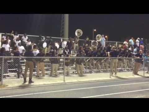 The Georgetown High School band plays the fight song during the Andrews ...