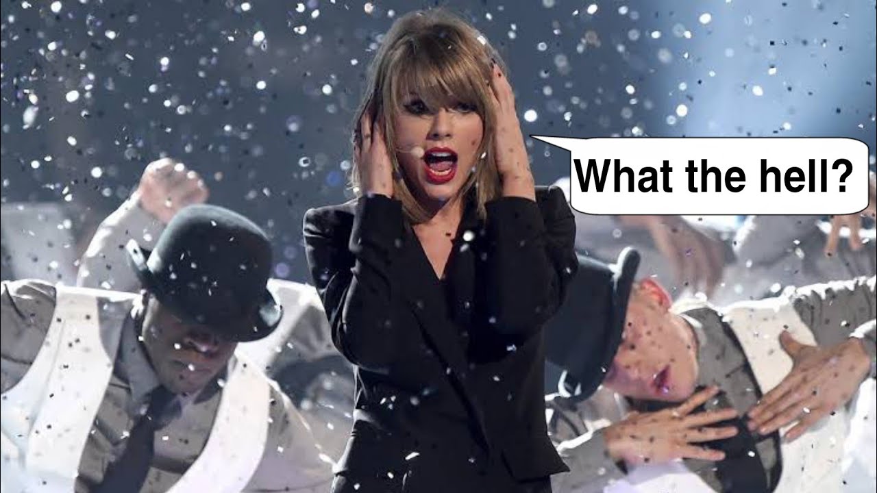 Taylor swift funny accidents on stage | mic malfunctioning | mic cut ...