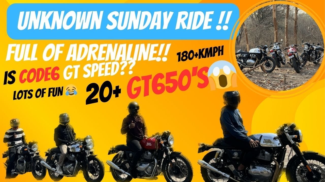 SUNDAY RIDE GT650/LOTS OF FUN/FULL ADRENALINE !!/ CODE6 GT650!FULL ...