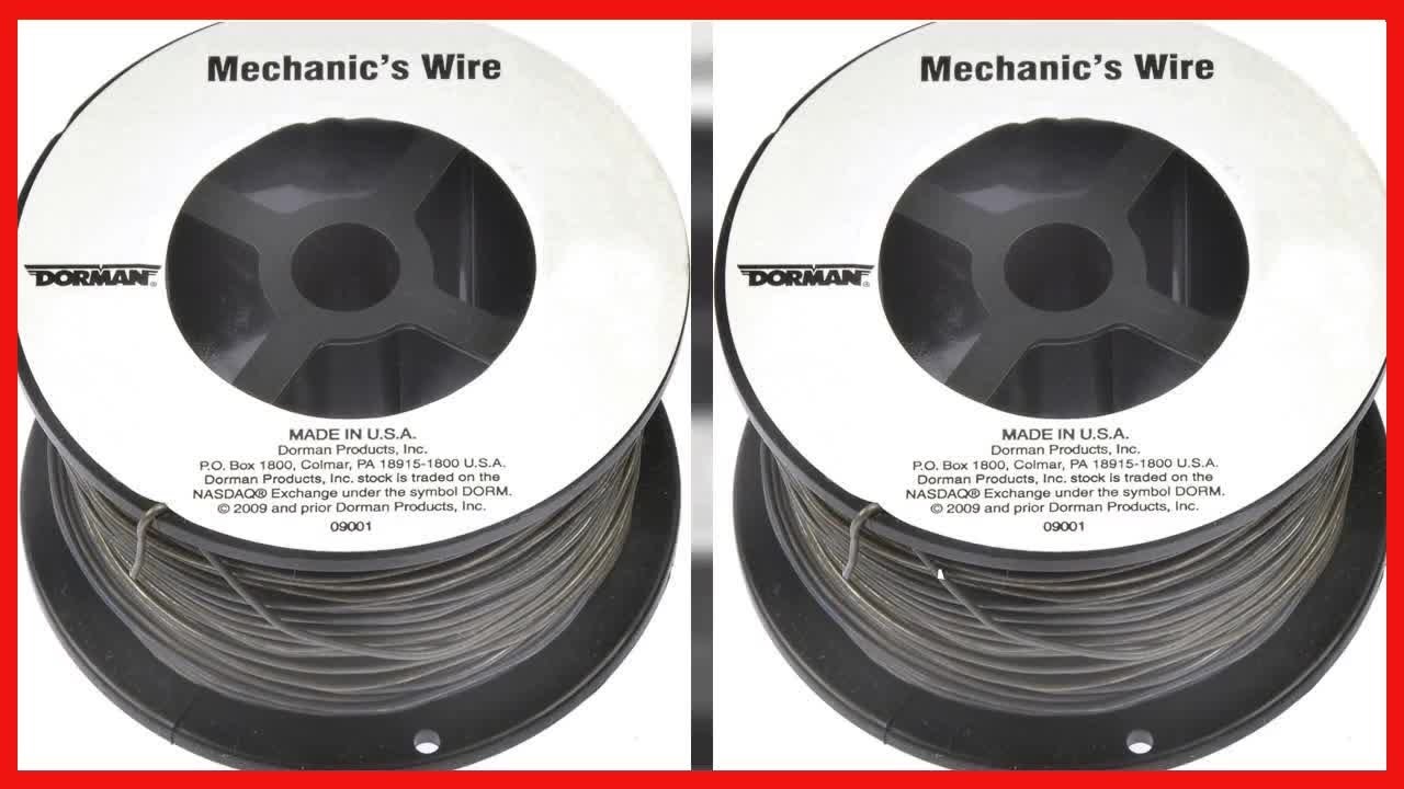 Dorman 110-200 18 Gauge 2 Pound Spool Mechanics Wire, 332 Feet - YouTube