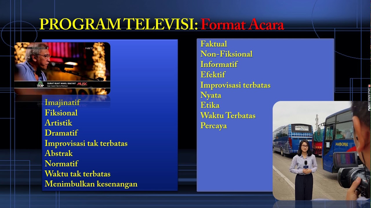 KULIAH DARING: PROGRAM TV NON DRAMA (FORMAT PROGRAM) - YouTube