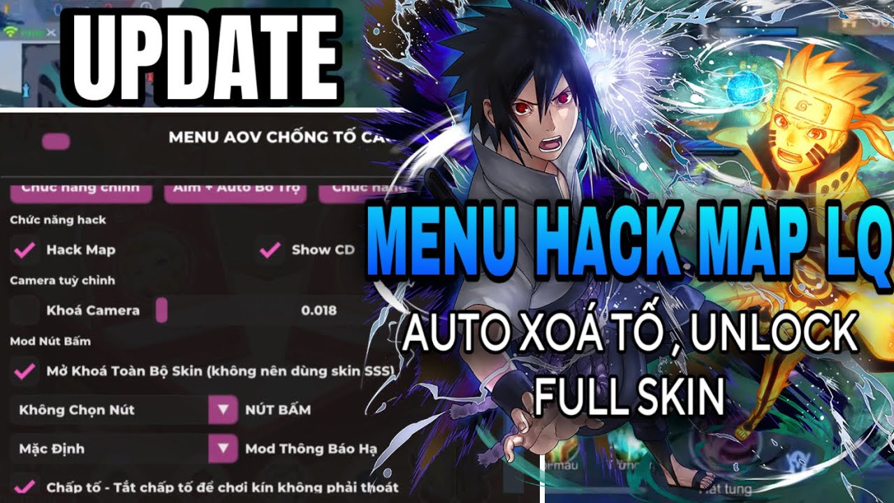 [ Key 21/3 ] Menu Hack Map LQ Vippp - Cách Xoá Tố Cáo , Chấp Cả Lò Gà ...