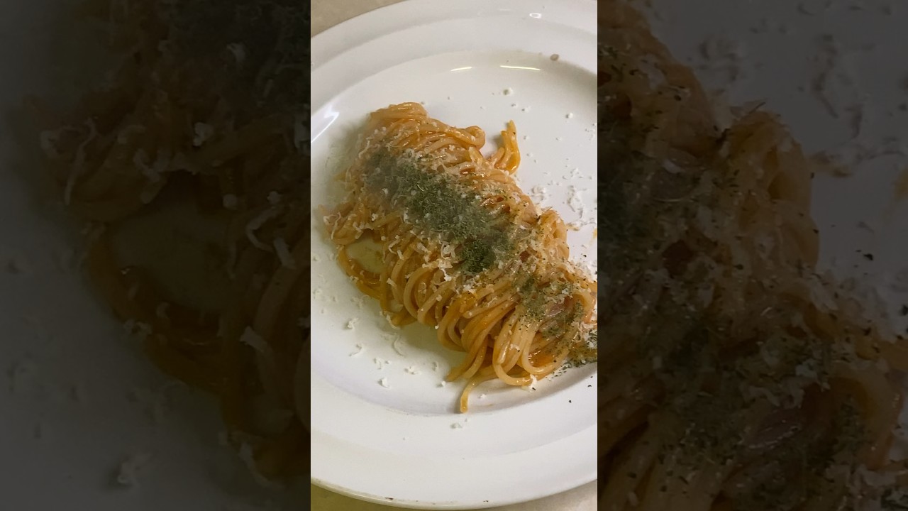 Spaghetti with Lidl ingredients #shorts - YouTube
