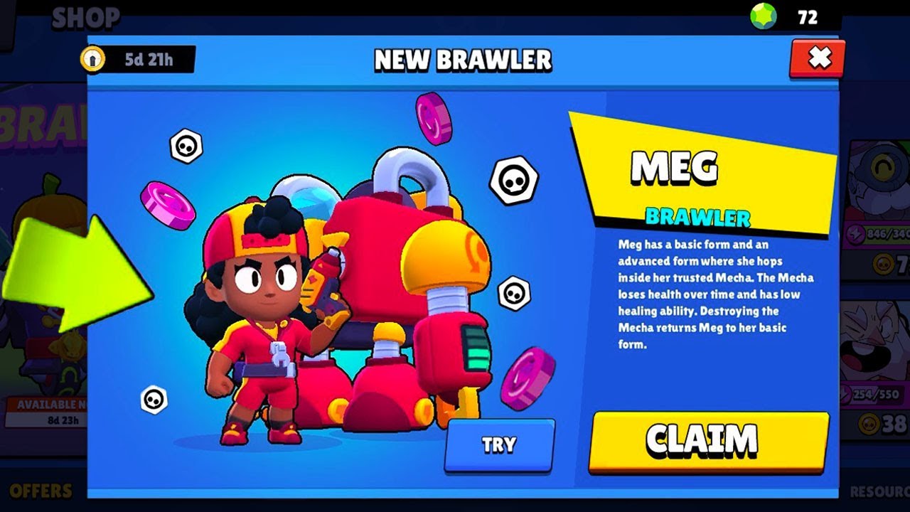 MEG HERE! 🎁 Thanks Brawl Stars - YouTube