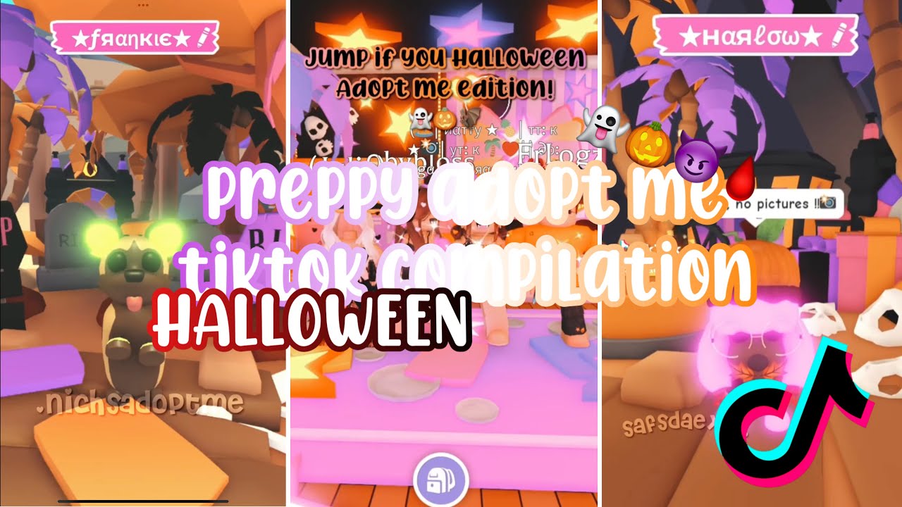 HALLOWEEN ADOPT ME COMPILATION! 🎃👻 PREPPY TIKTOK - YouTube