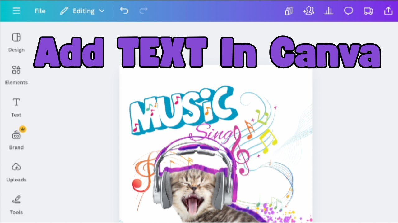 Learn How To Add Text To Canva Designs | Easy Canva Tutorials for ...