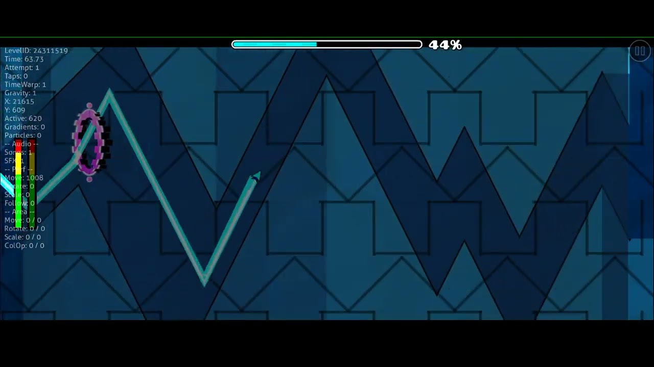 My first level in geometry dash.Extreme demon level 😈 😈 😈 😈 # ...