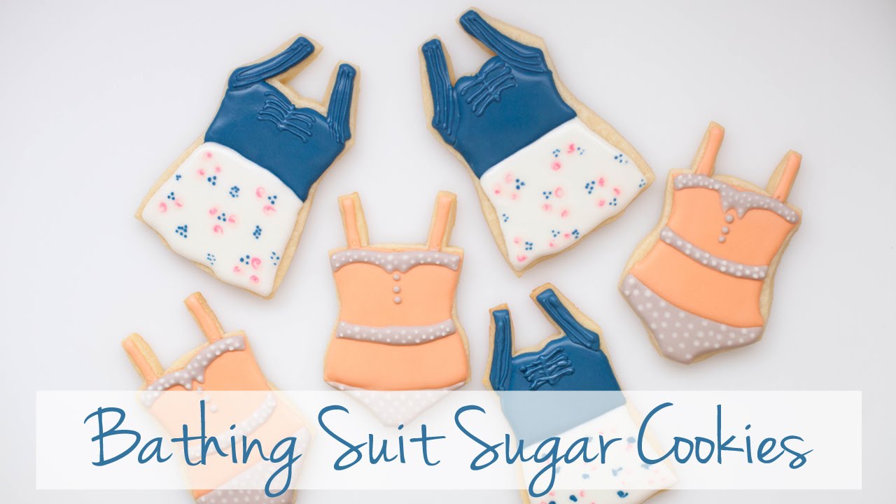 Bathing Suit Sugar Cookies (Timelapse) - YouTube
