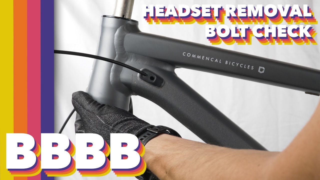 Headset Removal and Checking Bolts on a Used MTB Frame // Meta TR Bike ...