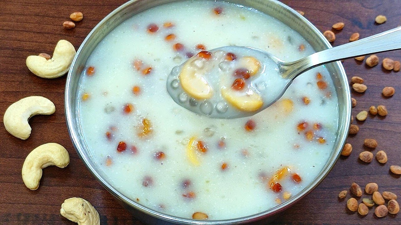 ஜவ்வரிசி பால் பாயாசம்|Javvarisi payasam Recipe in Tamil|Tamil Puthandu ...