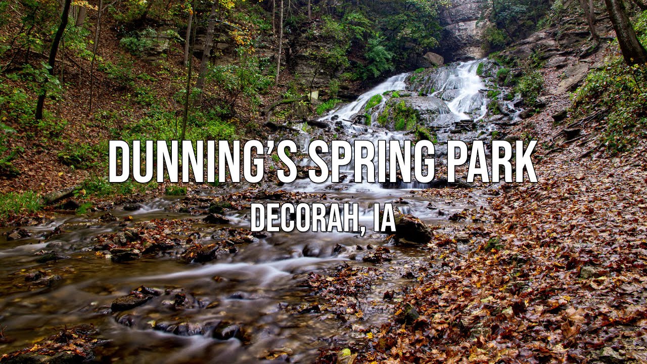 Exploring Decorah IA and Dunnings Spring Park! - YouTube