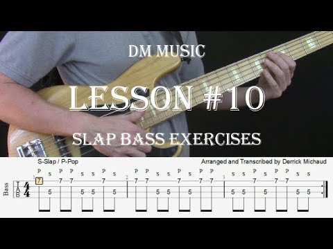 Bass Pattern Lesson #10 - Slap Bass Exercises - YouTube