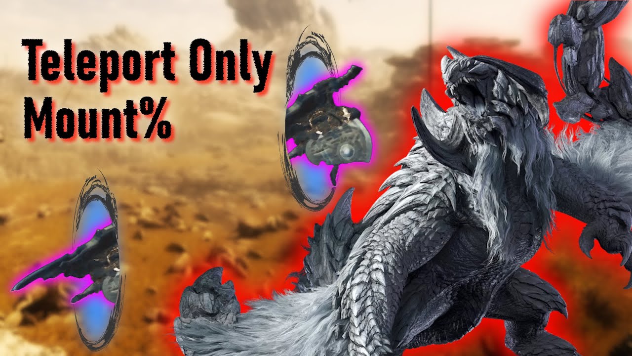 Mounting Arkveld by Teleportation [Monster Hunter Wilds OBT2] No ...