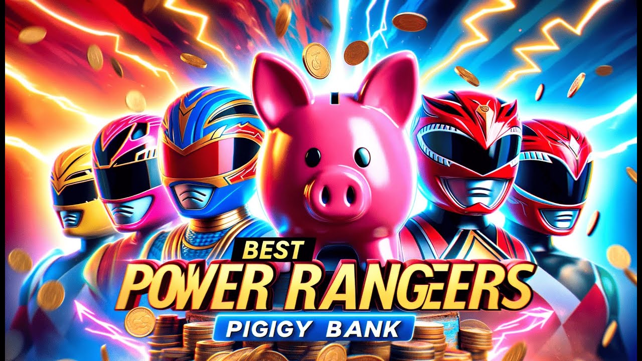 🦸‍♂️ Best Power Rangers Piggy Bank | Save the Day and Your Coins 🦸‍♂️ ...