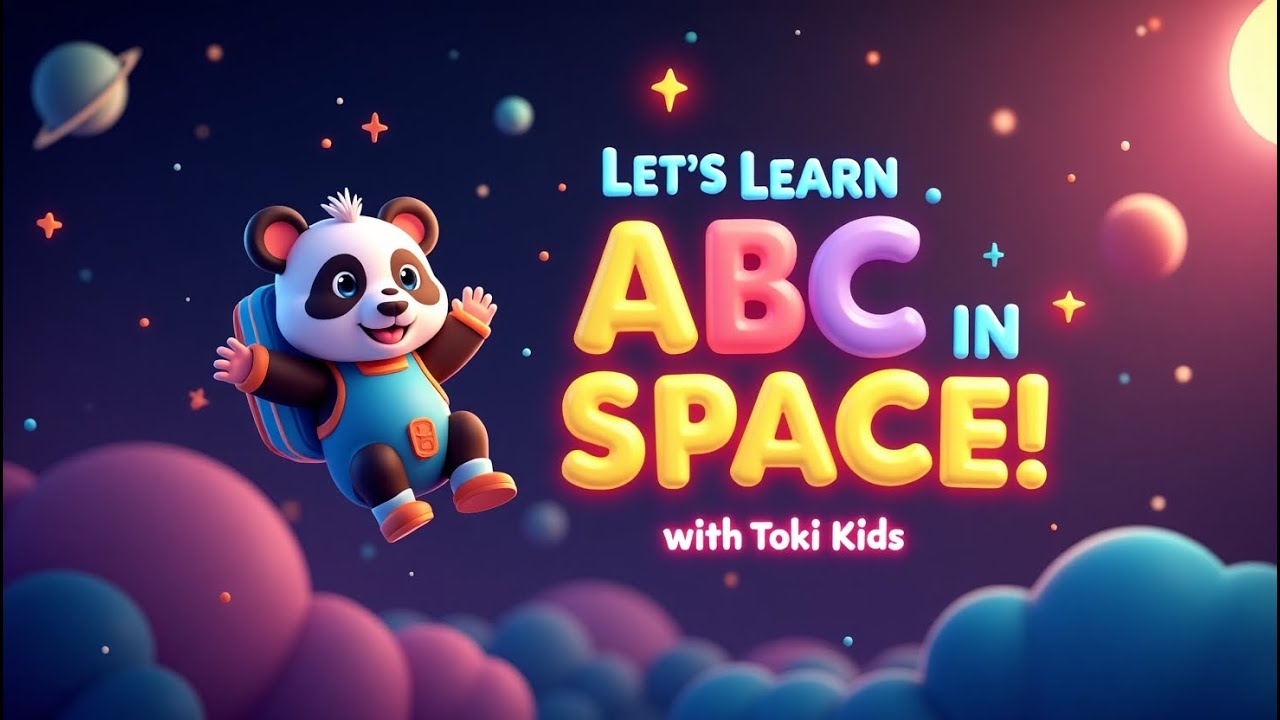 Learn ABC with Panda Astronaut 🚀 | Alphabet Song for Kids with Toki ...