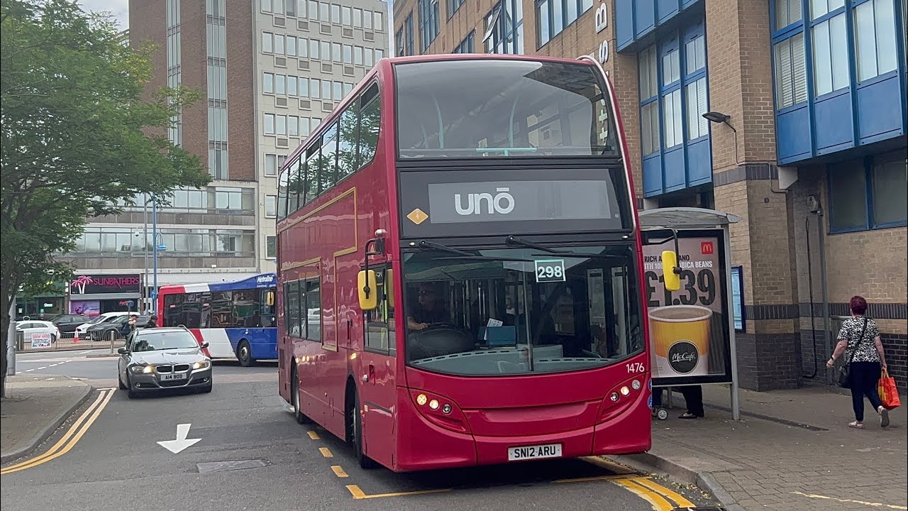 UNO Hertfordshire: Route 298 (1476 SN12ARU) Alexander Dennis Enviro ...