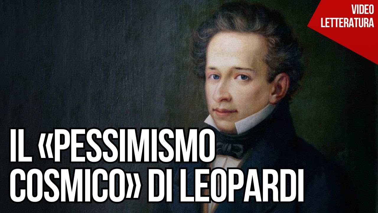 Il «pessimismo cosmico» di Leopardi - YouTube