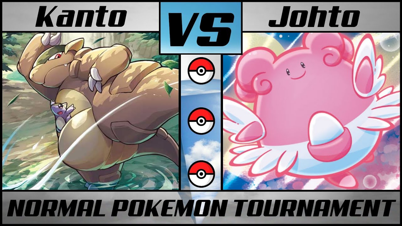 Normal Pokémon Tournament | KANTO vs JOHTO [Quarterfinal #1] - YouTube