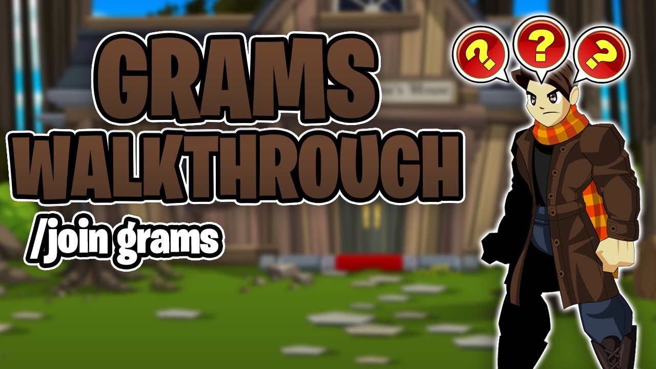 Grams Quest Walkthrough /join grams - AQW - YouTube
