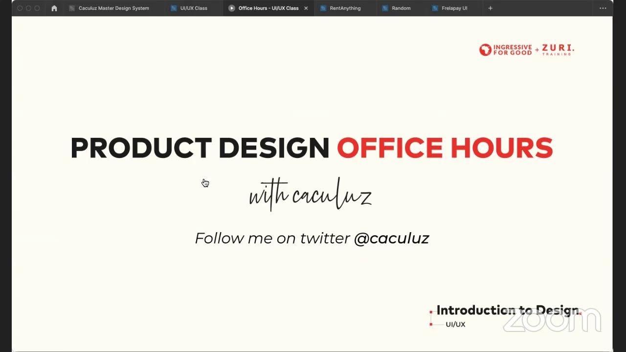Product Design Class with Caculuz - YouTube