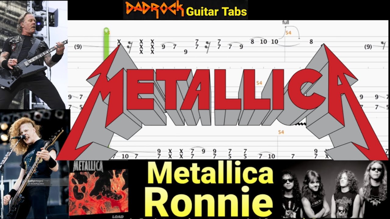 Ronnie - Metallica - Guitar + Bass TABS Lesson - YouTube