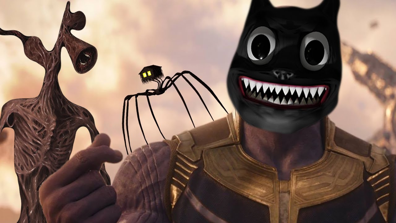 Triple Terror - Spider House ft Siren Head ft Cartoon Cat sing Enemy ...