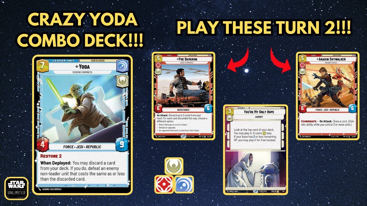 Yoda Deck - This combo is crazy! | Star Wars Unlimited - YouTube