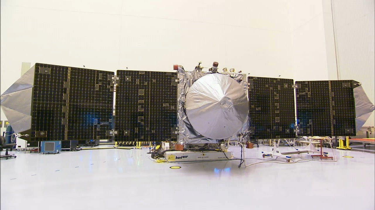 NASA's MAVEN Prepared for Trip to Mars - YouTube