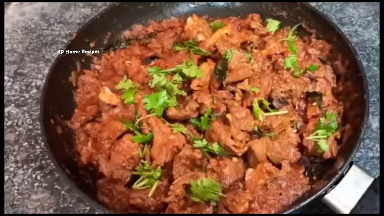 South Indian style Mutton Fry // Spicy Mutton Fry - YouTube