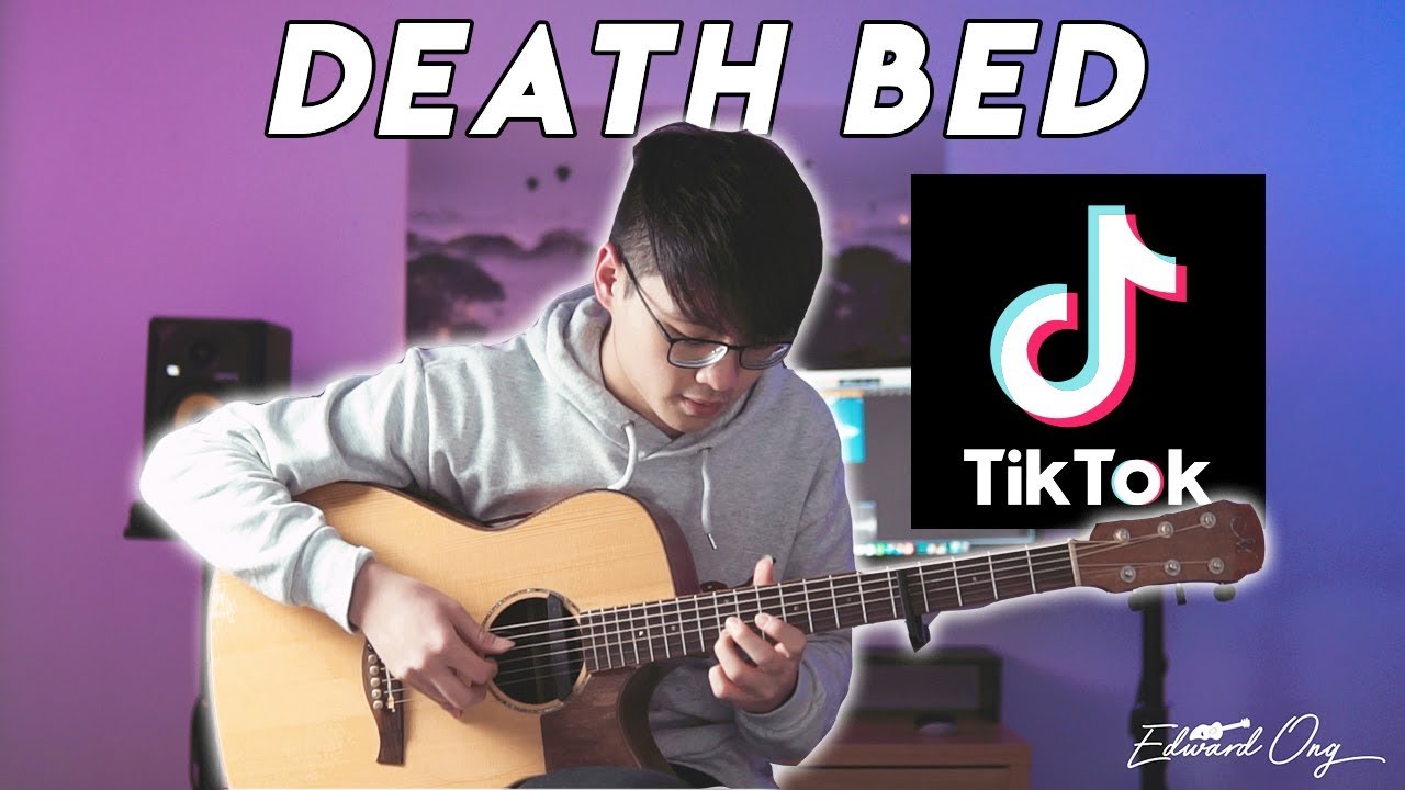 Death Bed Fingerstyle Guitar | Powfu ( Coffee for your head ) | Edward ...