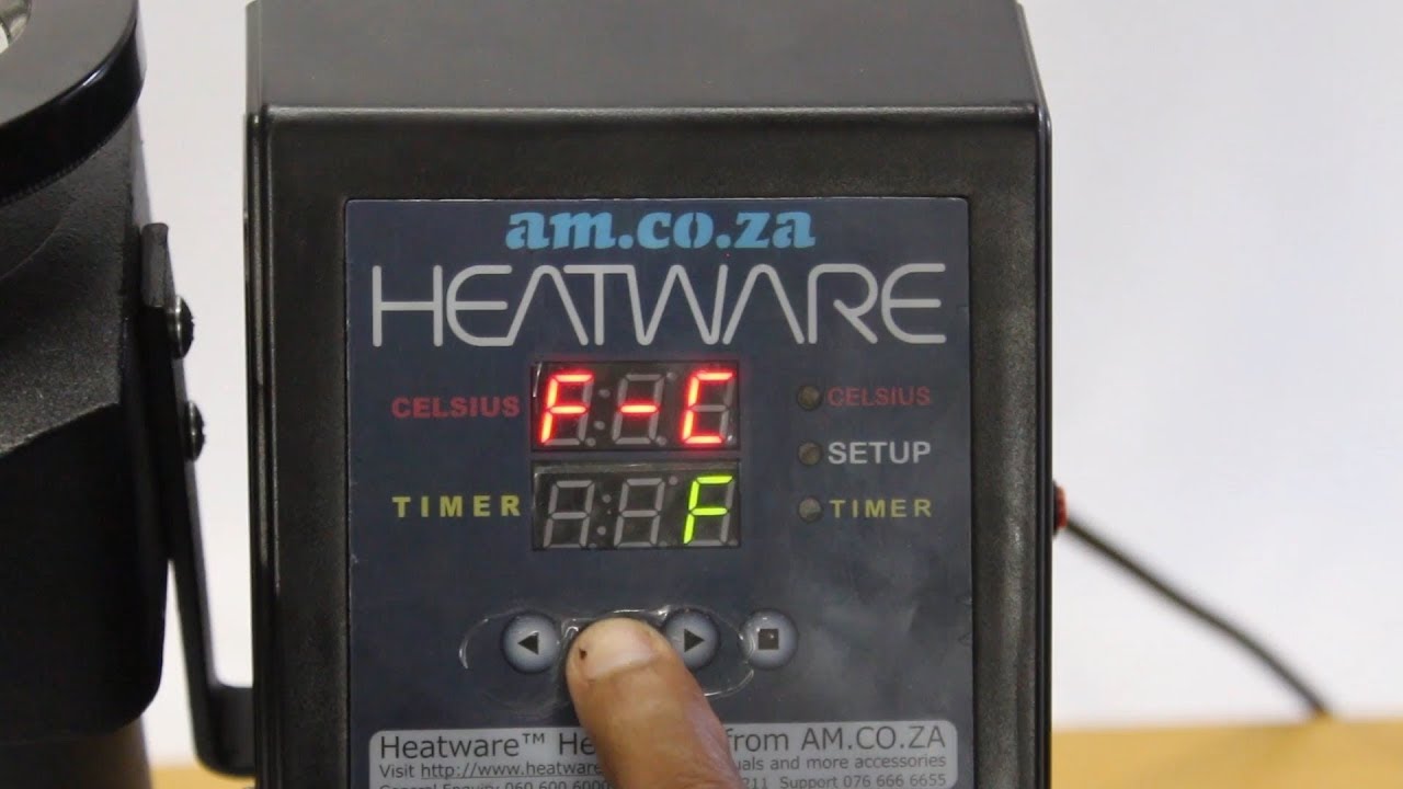 SortIT Change Temperature Display Between Fahrenheit And Celsius On Heatware Heat Presses sortit-change-temperature-display-between-fahrenheit-and-celsius-on-heatware-heat-presses