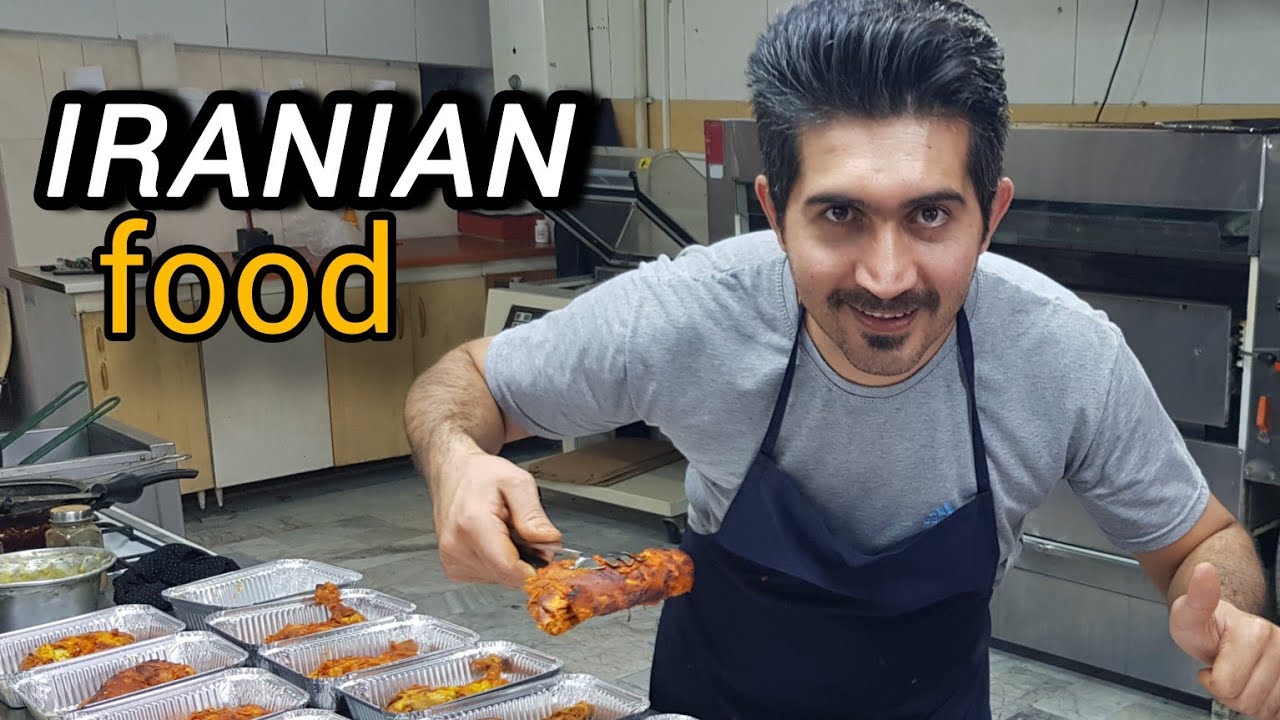 Serving delicious Iranian potato stuffing to a restaurant customer ...