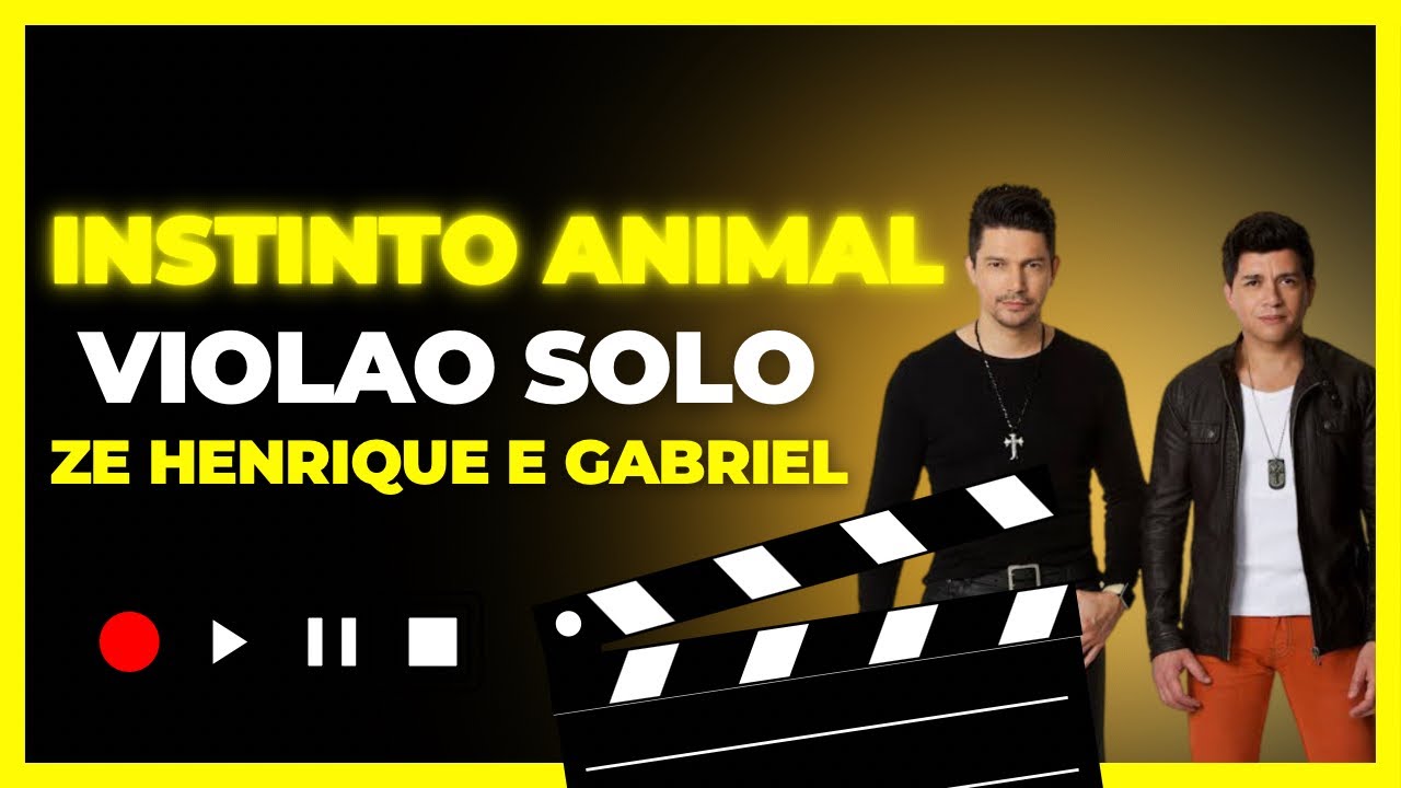 Zé Henrique e Gabriel - INSTINTO ANIMAL (violão solo) - YouTube