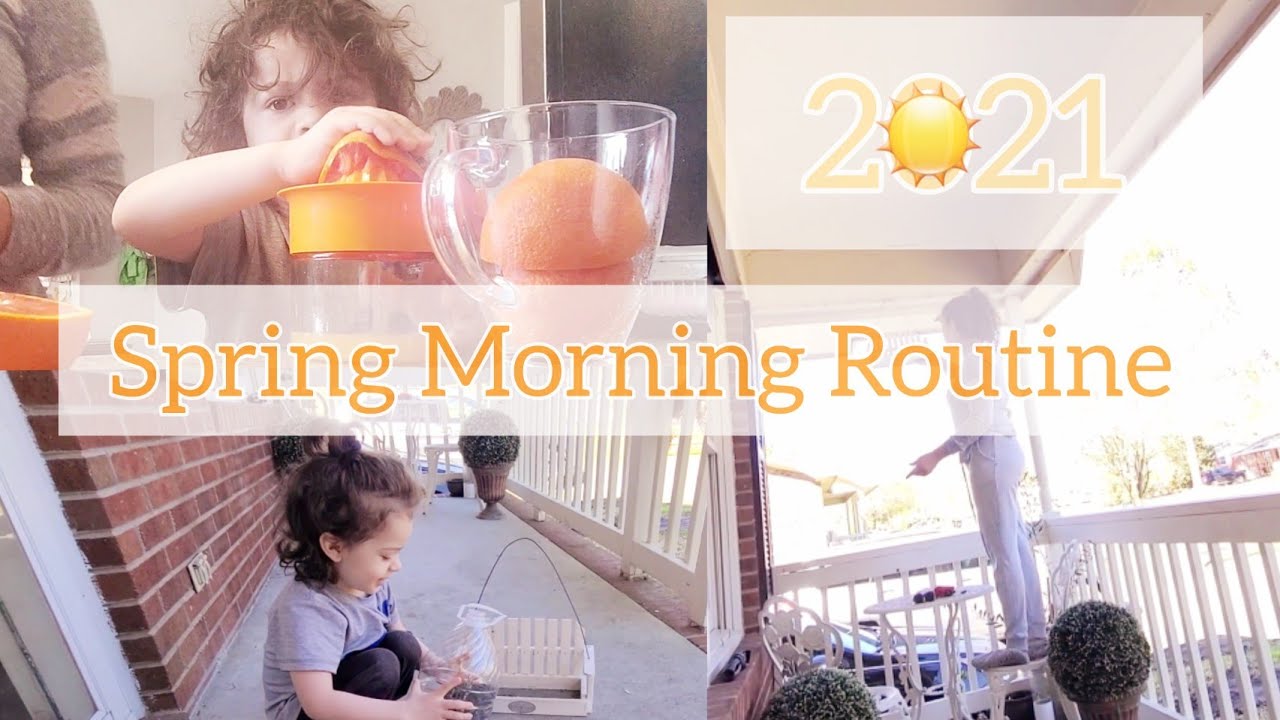 SPRING MORNING ROUTINE 2021 | Mommy & Son Edition - YouTube