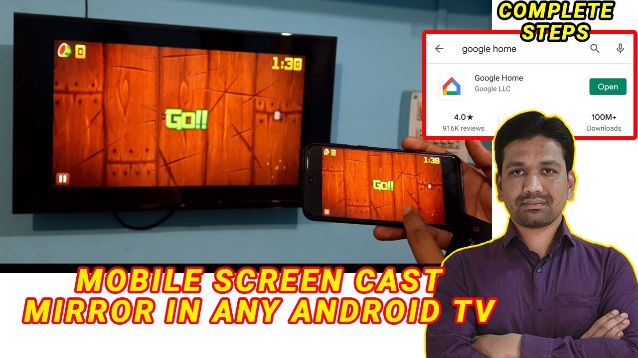 Screen Cast Mirror Phone to Android TV via Wifi | Screencast Mirror ...