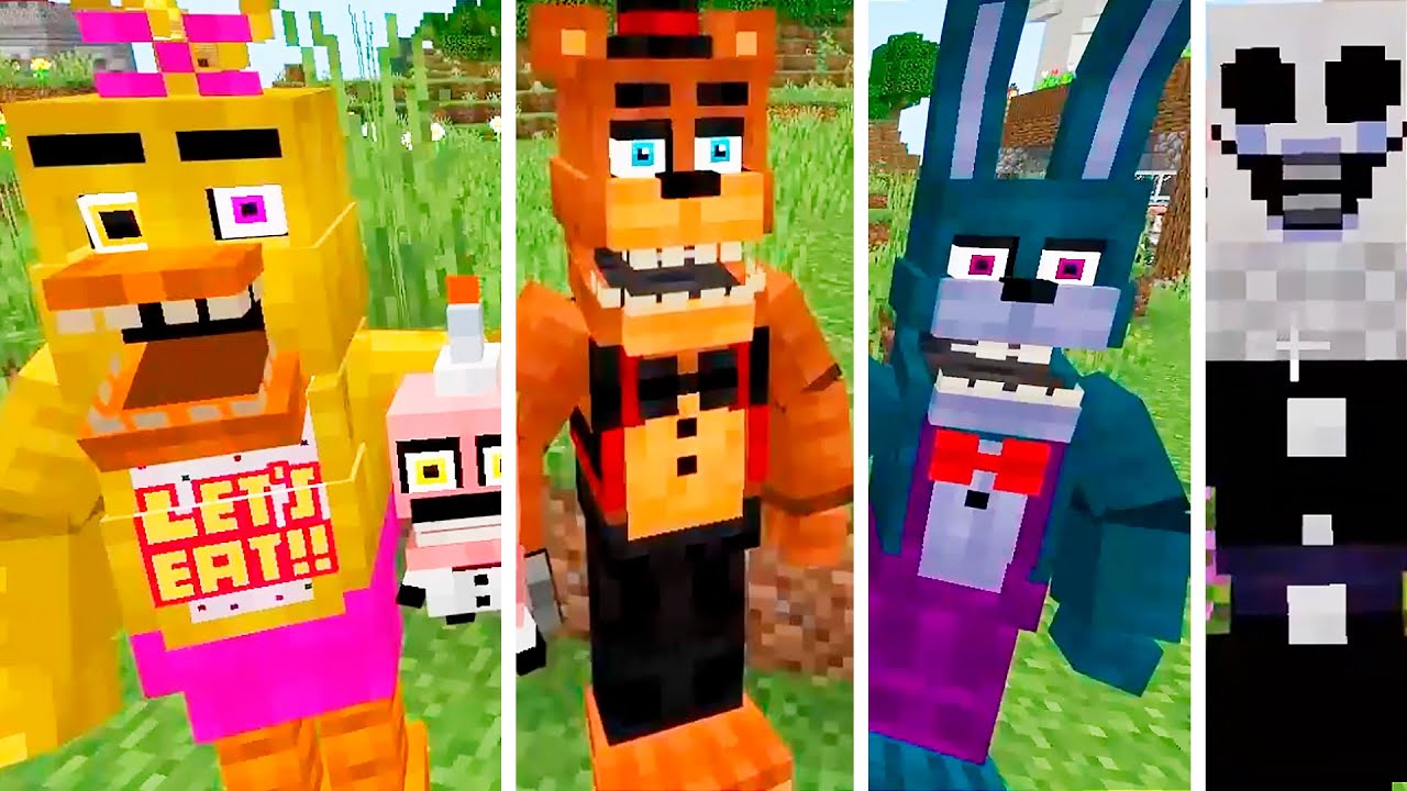 Fnaf Plus ADDON UPDATE in Minecraft PE - YouTube