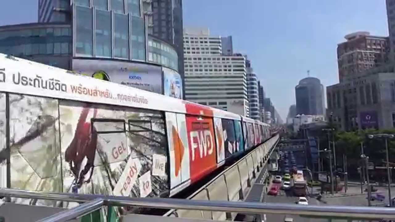 2015/12/15 Bangkok BTS Asok Station (Thailand) 曼谷BTS阿索克站 - YouTube