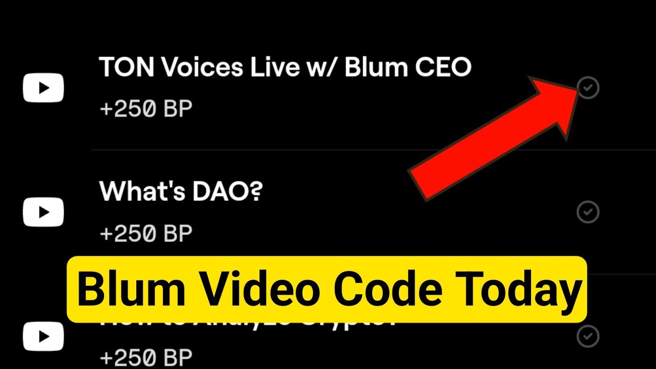 Ton Voices Live w/ Blum CEO Video Code Blum | Ton Voices Live w/ Blum CEO | Blum video Code ...