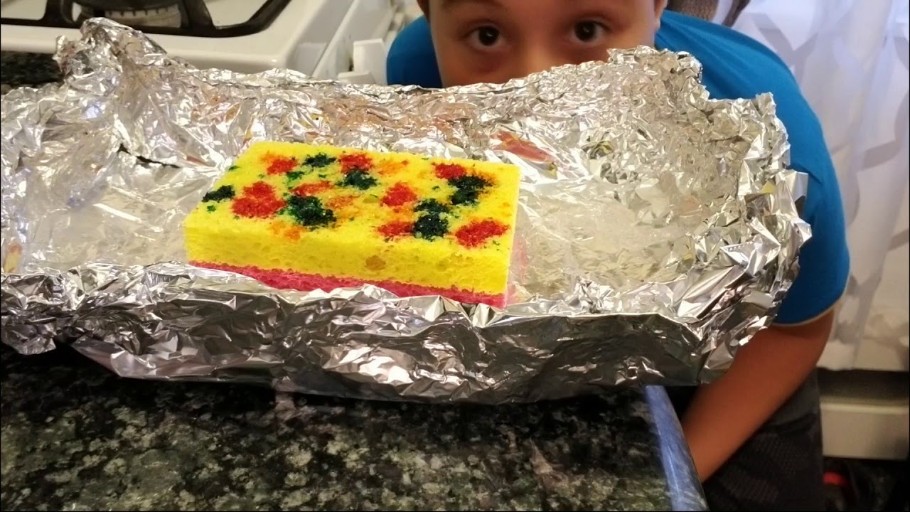 WEIRD SPONGE EXPERIMENT!!! - YouTube