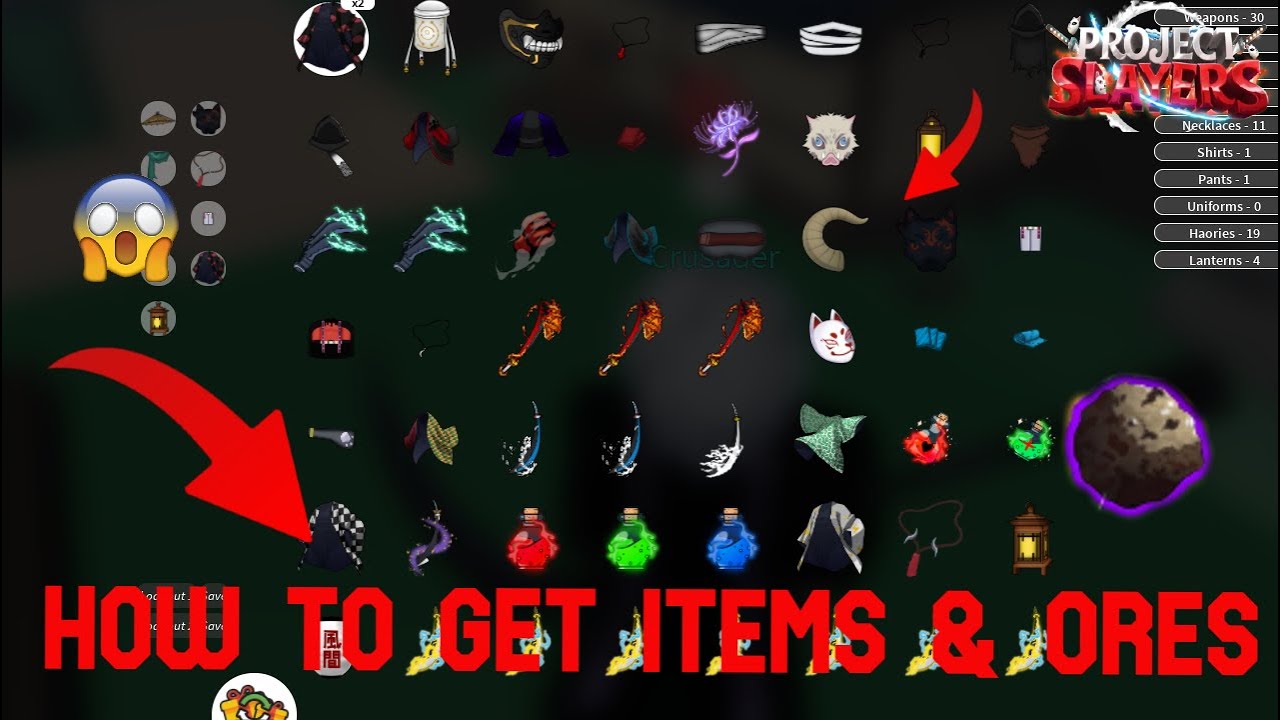 *NEW* FASTEST WAY TO GET ITEMS & ORES🥶 - UPDATE 1.5! [Project Slayer ...